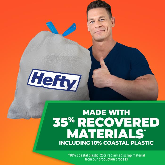 Hefty Ultra Strong Trash Bags Made 35% With Recovered Materials ...